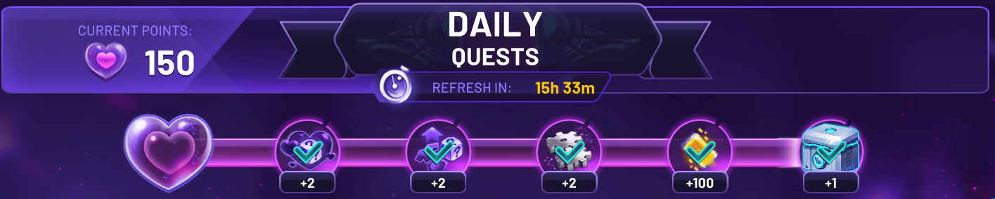 Daily Quests and Seasonal Rewards | JNT Wiki